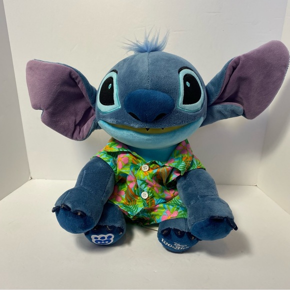 Build-A-Bear | Toys | Disney Stitch Plush Toy With Hawaiian Shirt Build ...